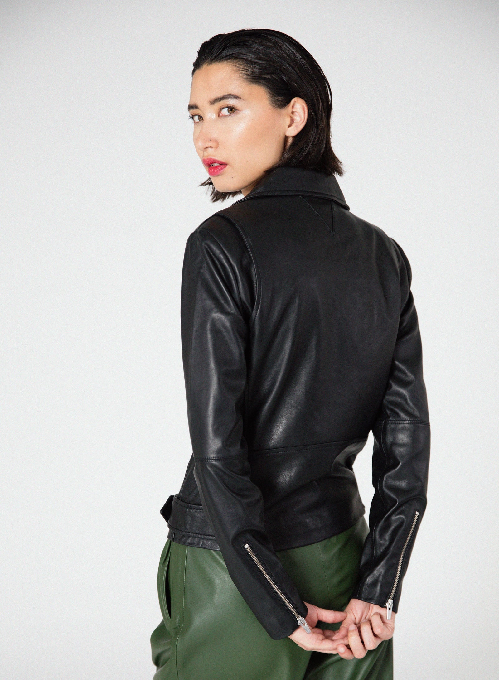 Jayne Smooth Jacket Black | Jackets | VEDA